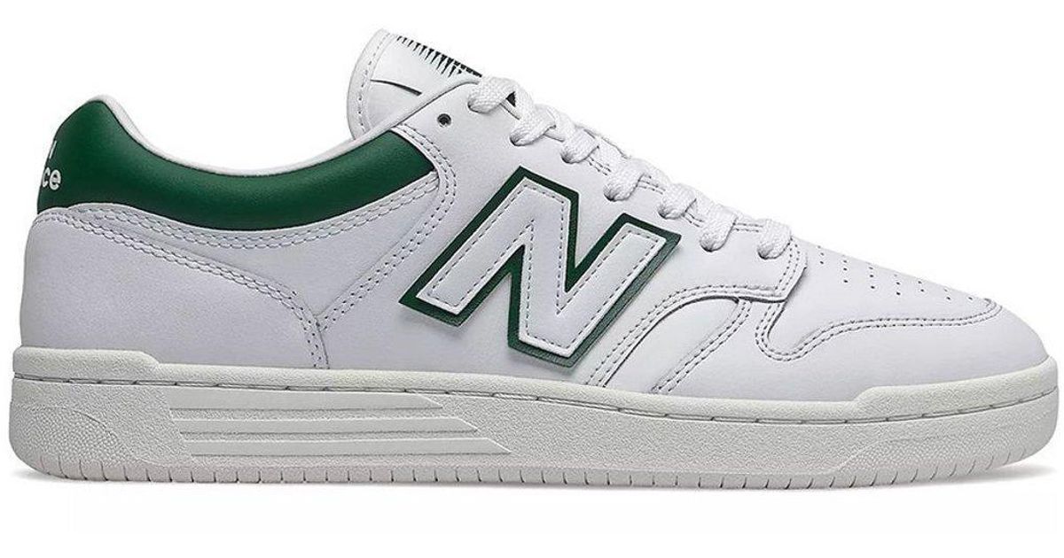 New Balance 480 Lace-Up Sneakers in White for Men | Lyst