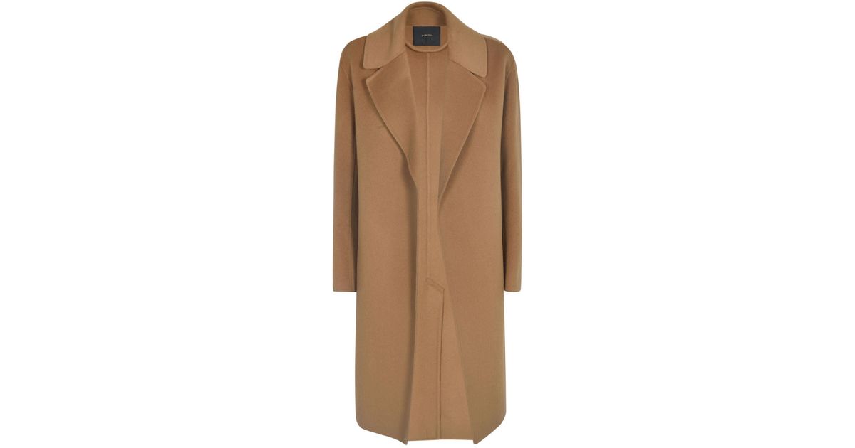 Pinko Single-Breasted Coats in Brown | Lyst