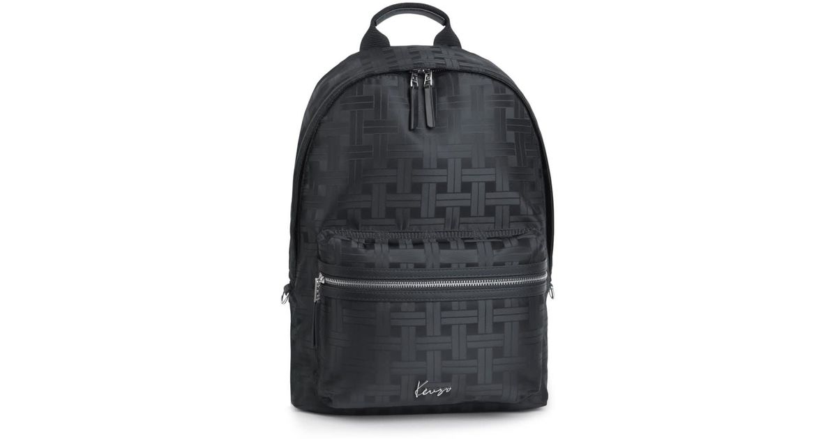KENZO Backpack Walls in Black for Men | Lyst UK