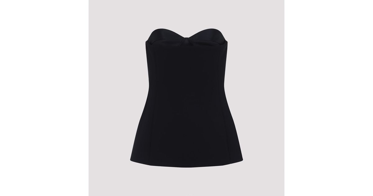 Khaite Mini Top For Spring Summer 2025 in Black | Lyst UK