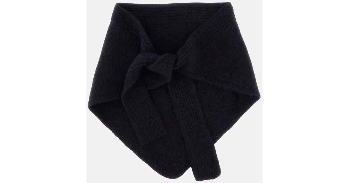 Jacquemus Le Chale Gros Grain in Black | Lyst