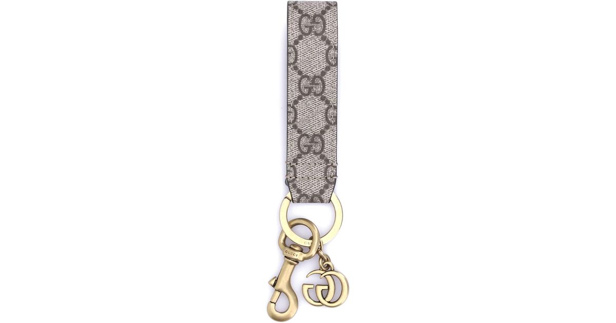 Gucci Ophidia Keychain in Metallic for Men | Lyst UK