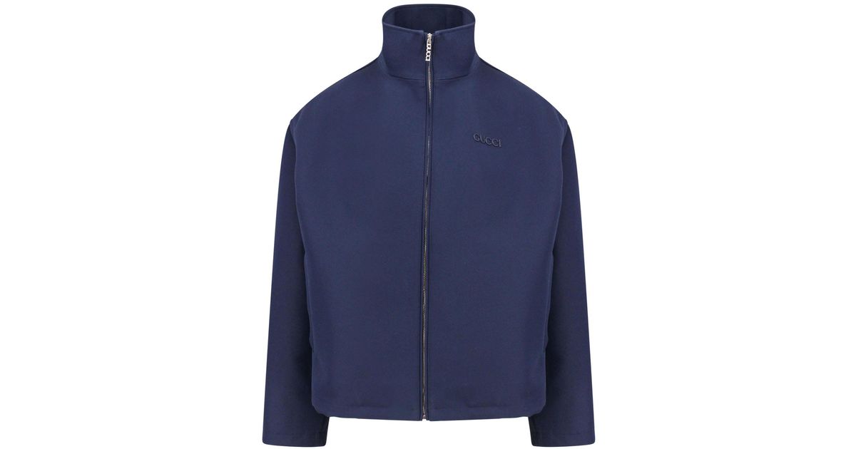 Gucci Jacket in Blue for Men | Lyst