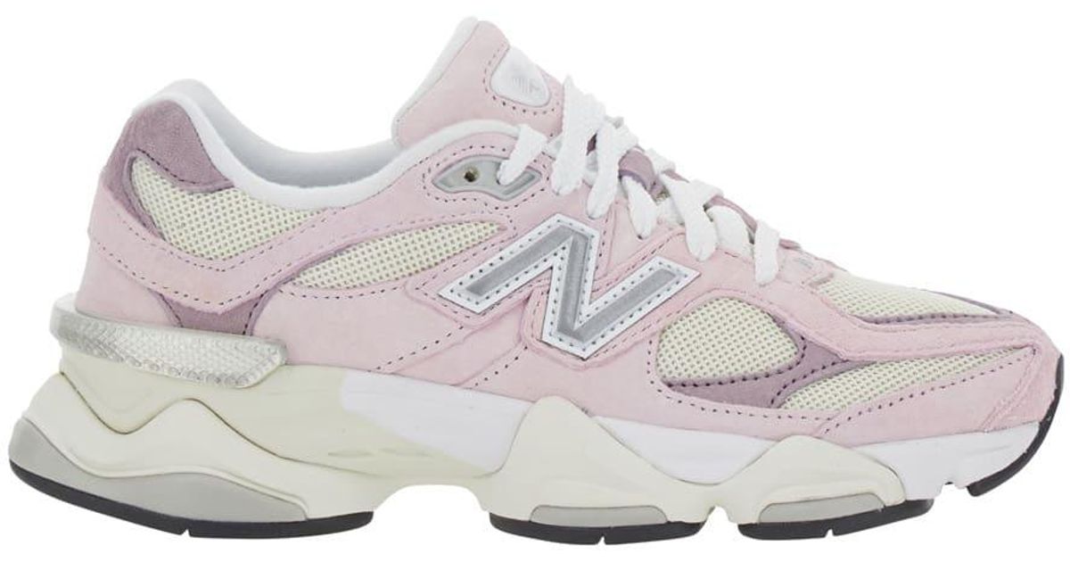 New Balance 9060 Sneaker With Side Logo And Chunky Sole in White | Lyst