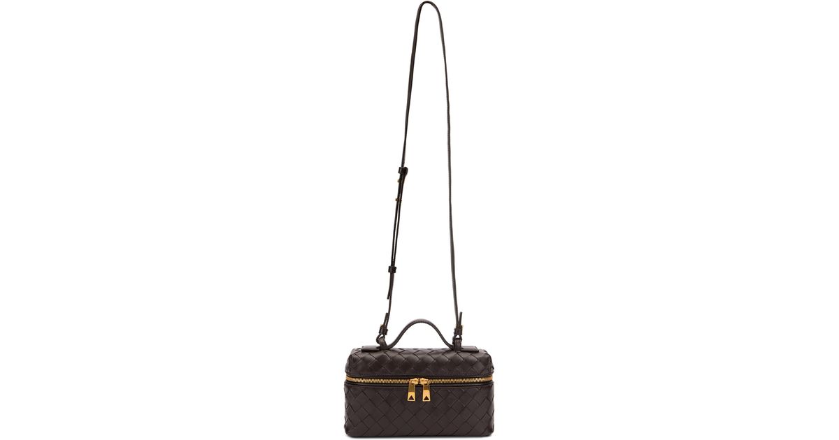Bottega Veneta Vanity Case Bang Woven Leather Calf Skin Bag | Lyst UK