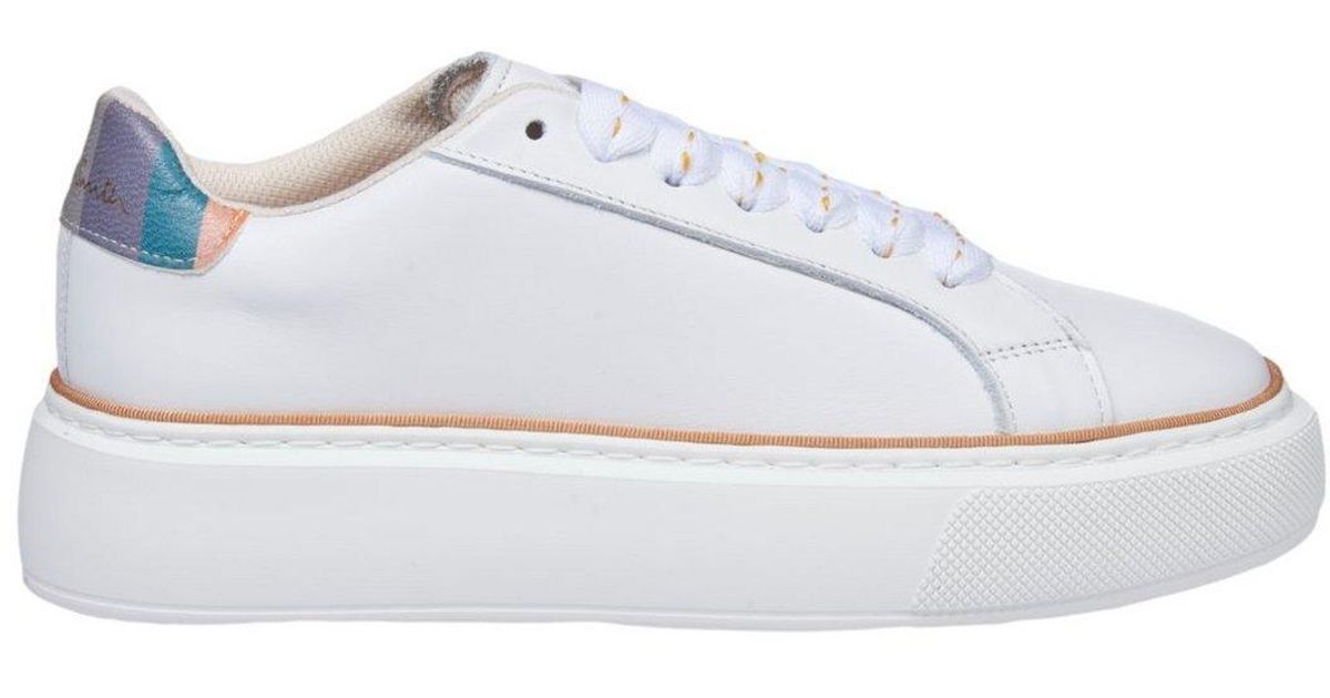 Paul Smith Guppy Platform Sneakers in White | Lyst