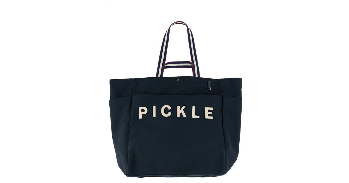 Anya Hindmarch Hand Bag "Pickle" in Blue | Lyst