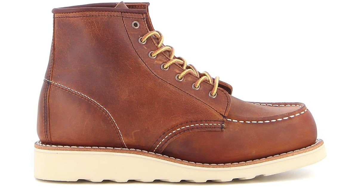 Red Wing Leather Ankle Boot in Brown | Lyst