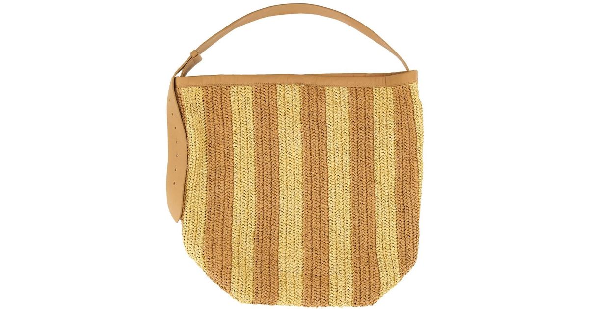 Alysi Straw Bag in Metallic | Lyst
