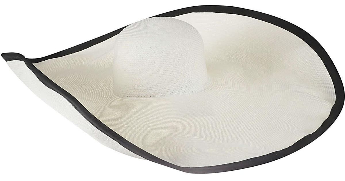 Max Mara Robert Wide-Brimmed Hat in Natural | Lyst
