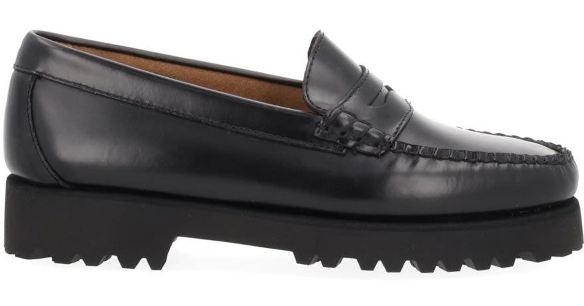 G.H.Bass & Co. Moccasin Weejuns 90S Penny in Gray | Lyst