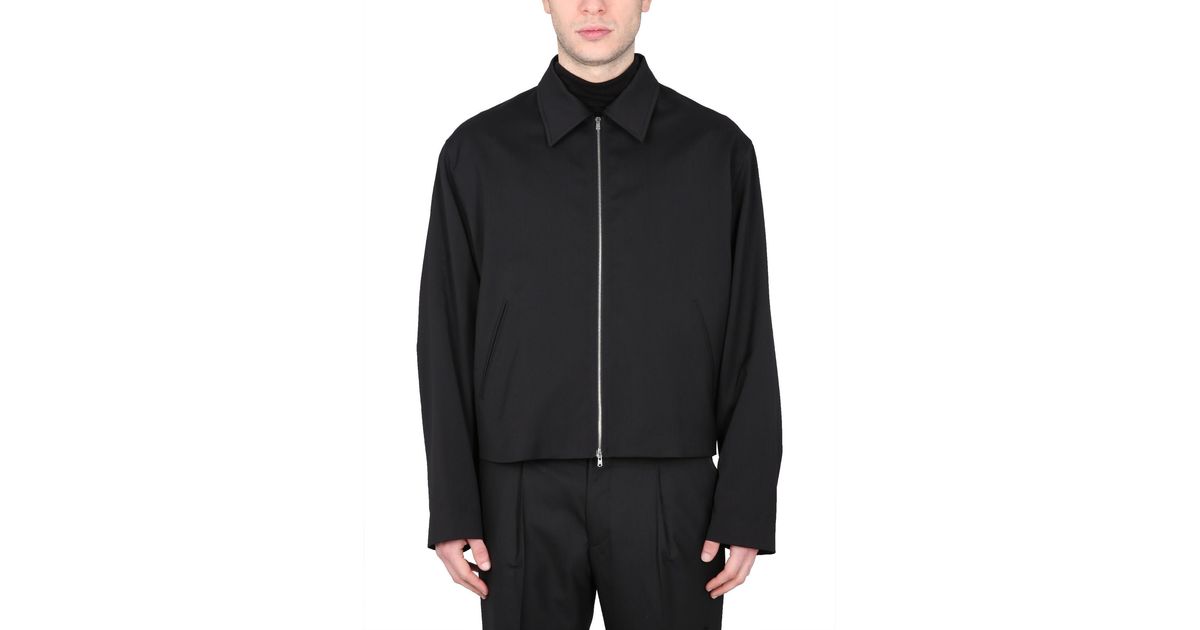 Our Legacy Jacket With Collar in Black for Men | Lyst