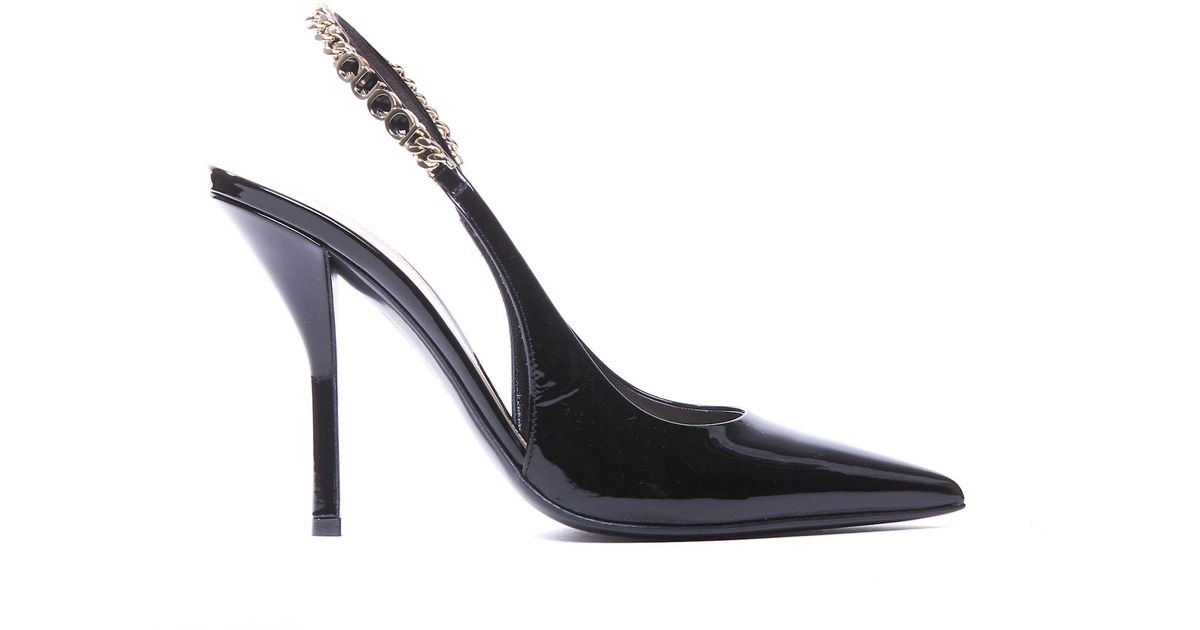 Gucci Signoria Slingback in Blue | Lyst