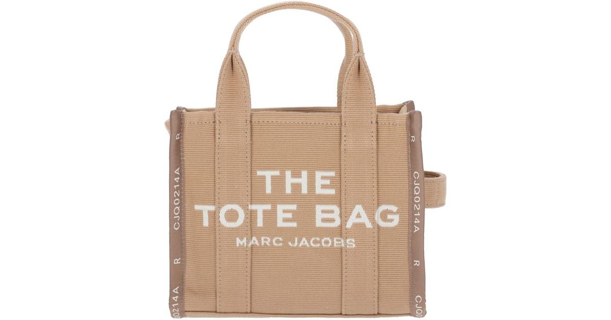 Marc Jacobs The Mini Jacquard Tote Bag in Natural | Lyst UK