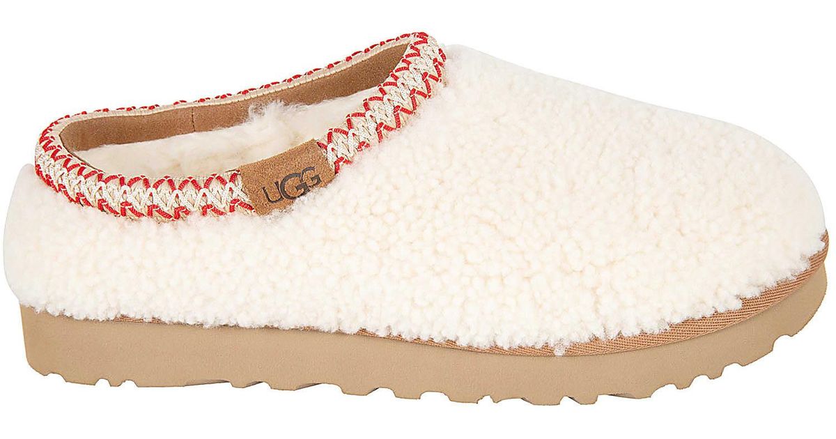 UGG Nat Tasman Curly Boots in Natural | Lyst