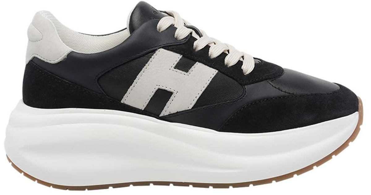 Hogan Maxi Sneakers in Black | Lyst UK