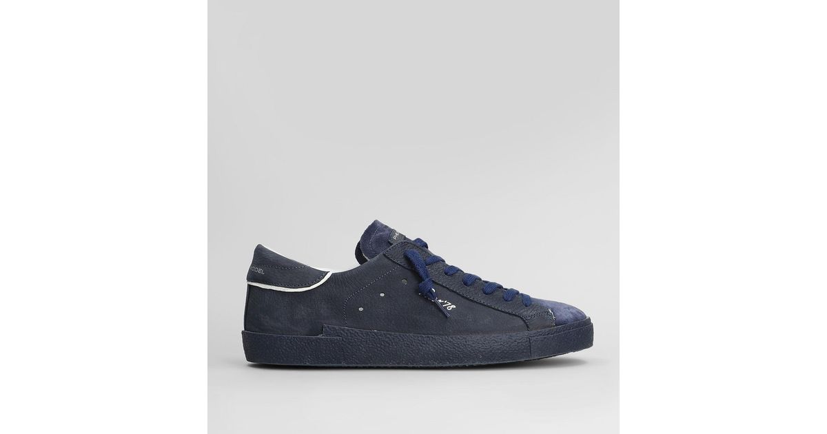 Philippe Model Prsx Low Sneakers in Blue for Men | Lyst UK