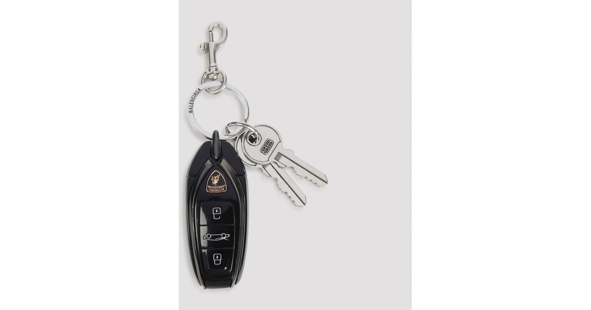 Balenciaga Lambo Key Ring in Metallic for Men | Lyst UK