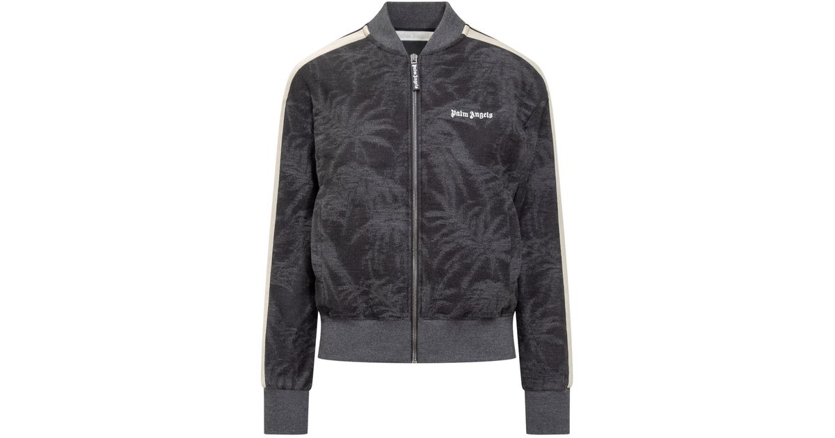 Palm Angels Palms Track Jacket in Gray | Lyst