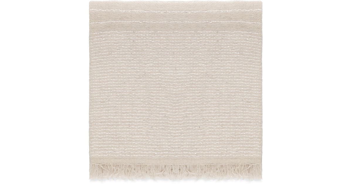 Antonelli Susina Scarf in Natural | Lyst UK