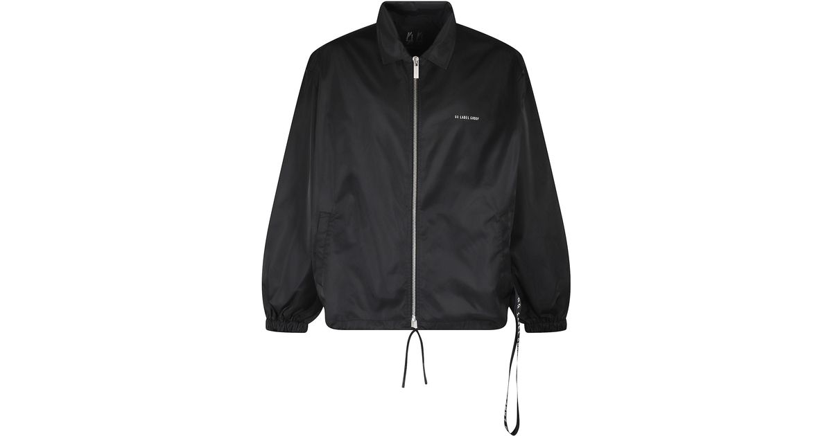 44 Label Group Tour Coach Jacket in Black for Men | Lyst