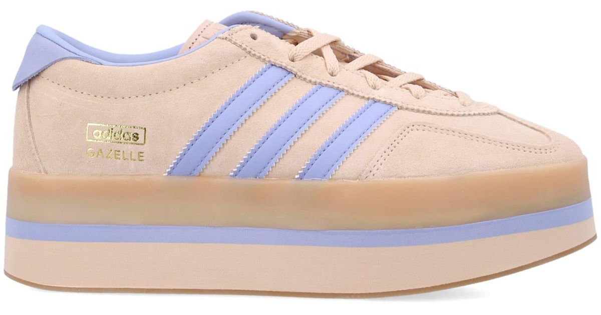 adidas Originals Adidas Gazelle Stack Platform Sneakers in Pink | Lyst