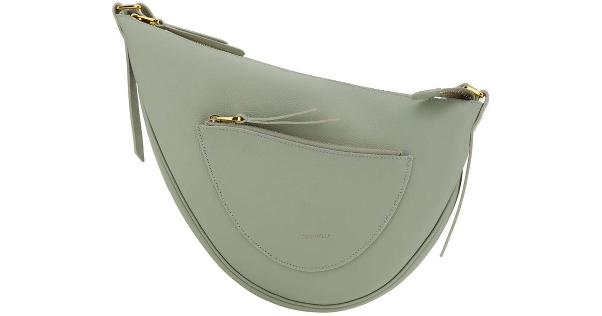 Coccinelle Snuggie Shoulder Bag in Gray | Lyst