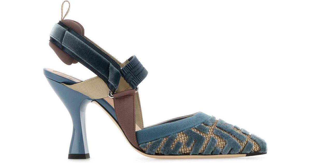 Fendi Colibrã¬ Pumps in Blue | Lyst