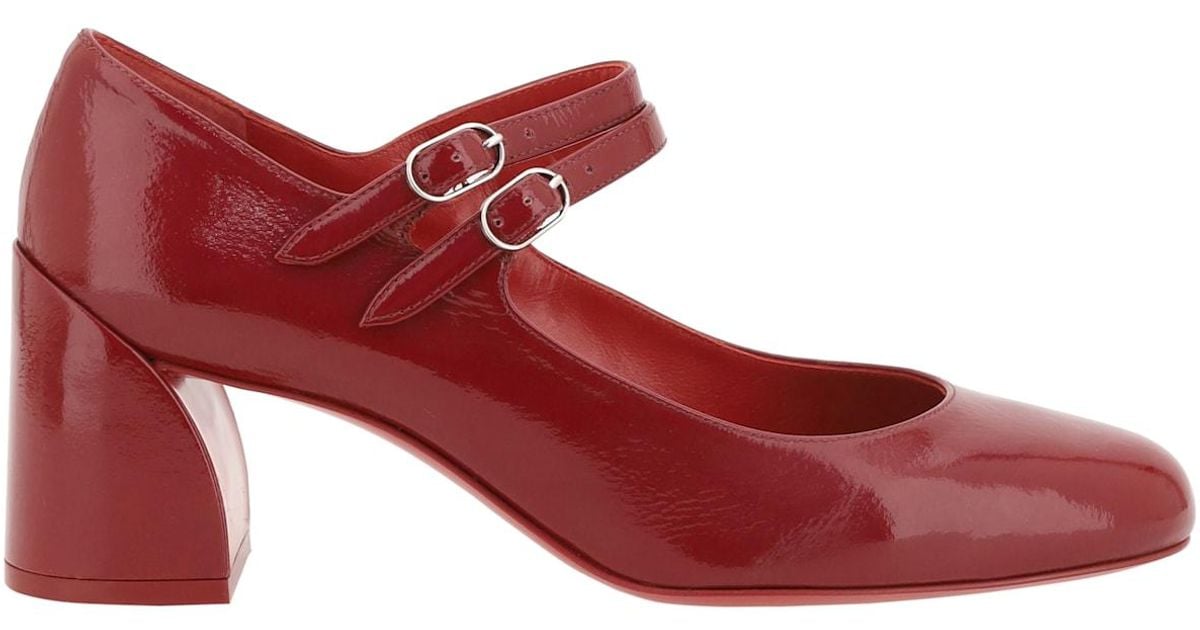 Christian Louboutin Miss Jane Pumps in Red | Lyst