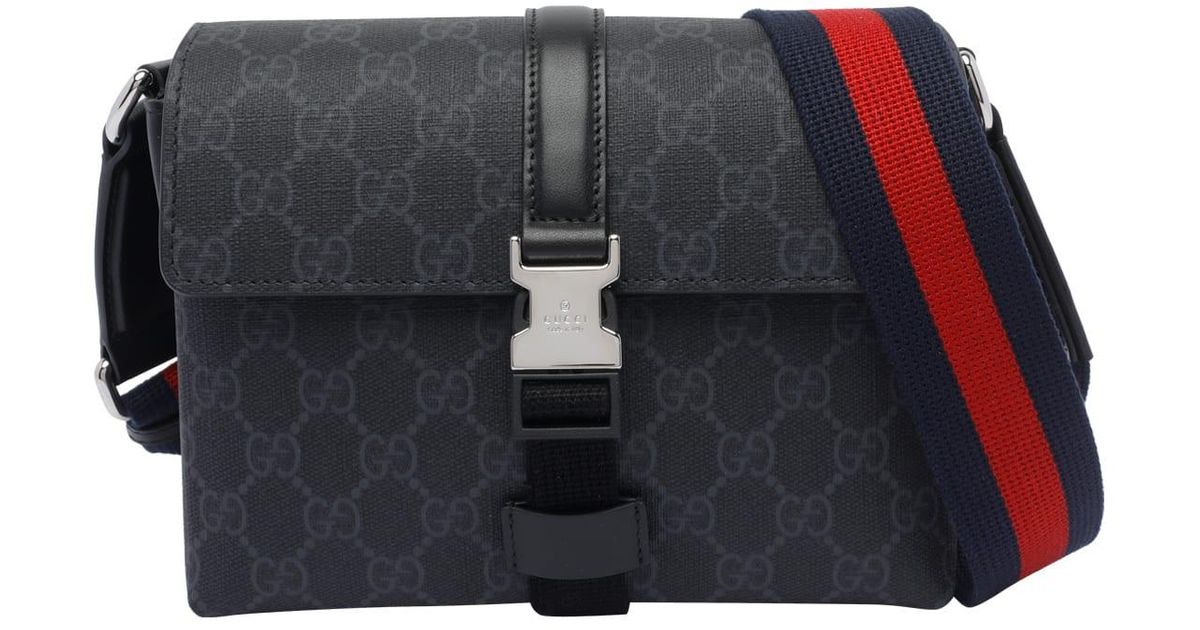 Gucci Mini Gg Bag in Black for Men | Lyst