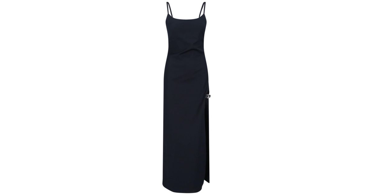 Coperni Garter" Maxi Dress in Blue | Lyst