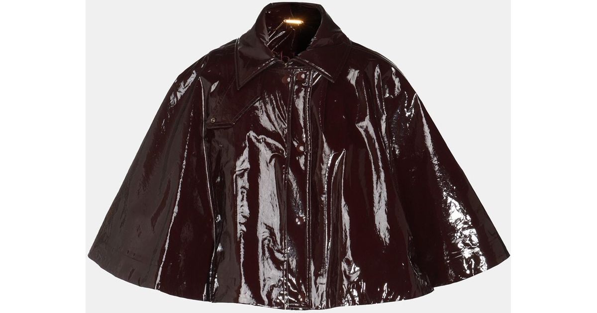 Chloé Dark Capes in Brown | Lyst