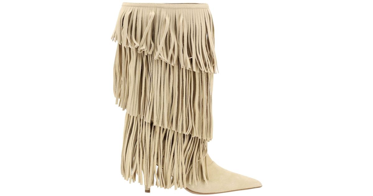 Paris Texas Jessie Boots in White | Lyst