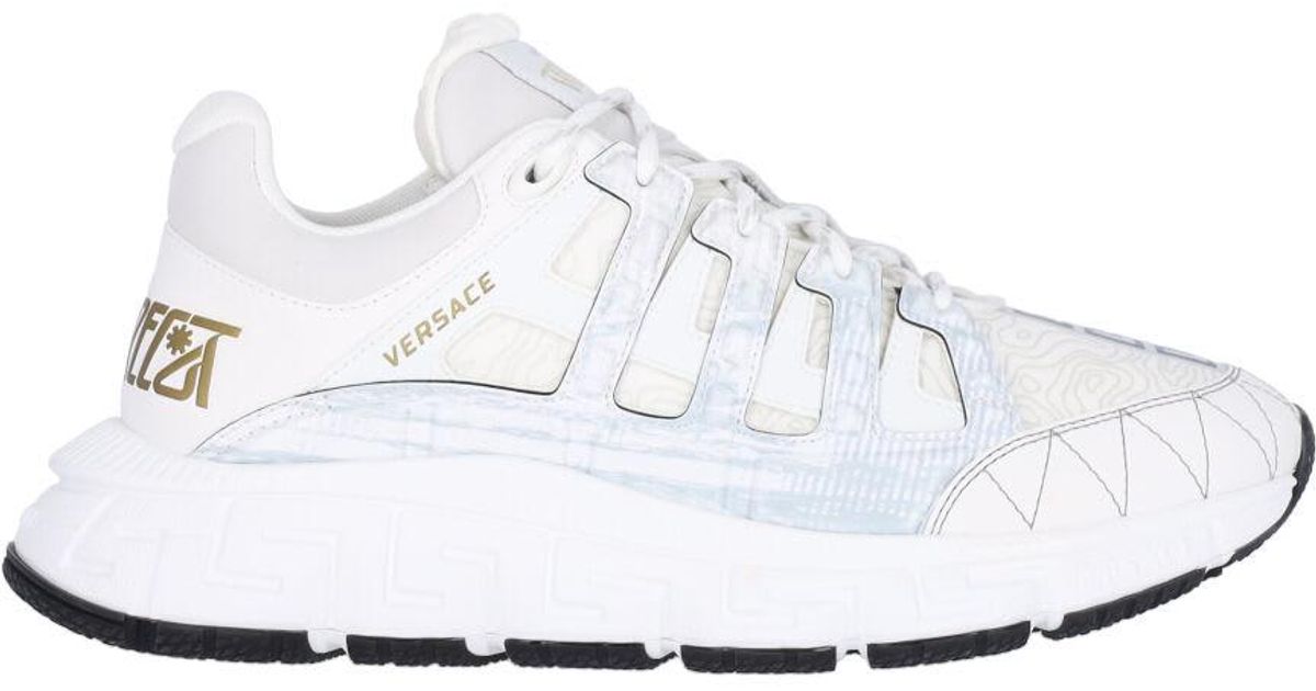 Versace Trigreca Sneakers in White for Men | Lyst