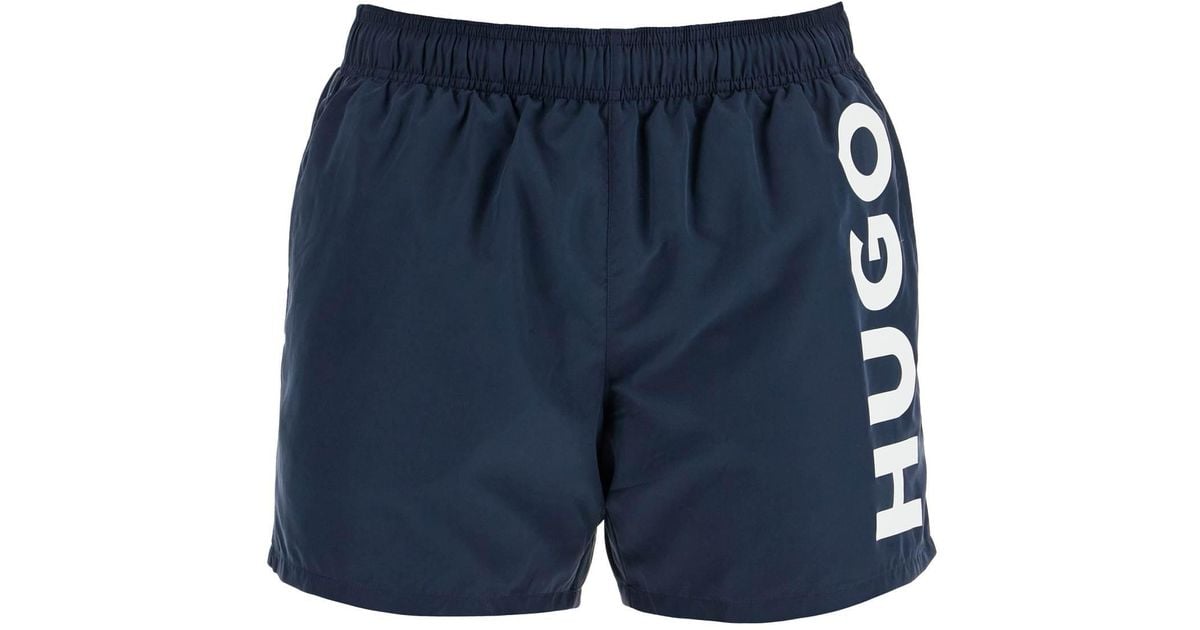 BOSS Abas Logo Sea Bermuda in Blue for Men | Lyst