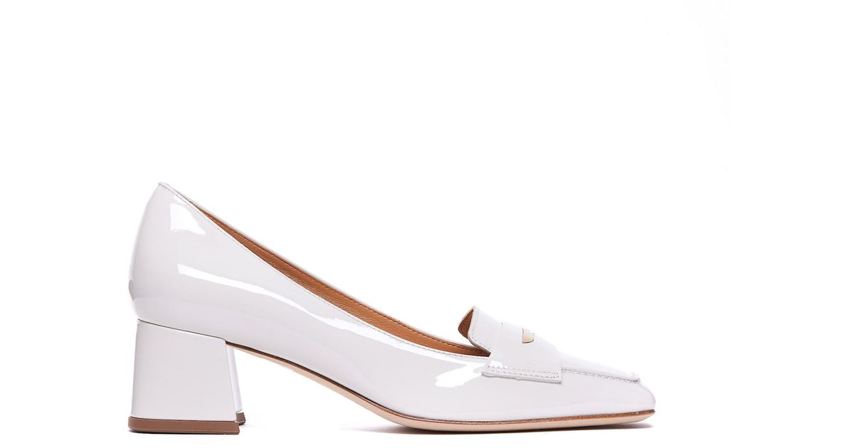 Tod's Kate Decollete in White | Lyst