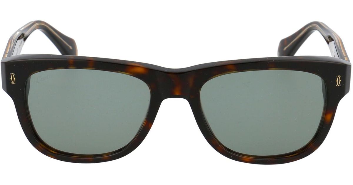 Cartier Ct0277s Sunglasses In Gray For Men Lyst