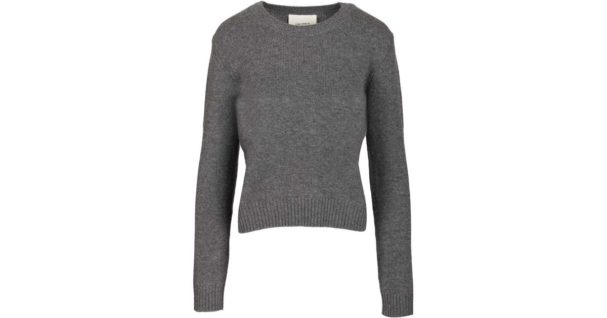 Lisa Yang Mable Sweater in Grey | Lyst UK