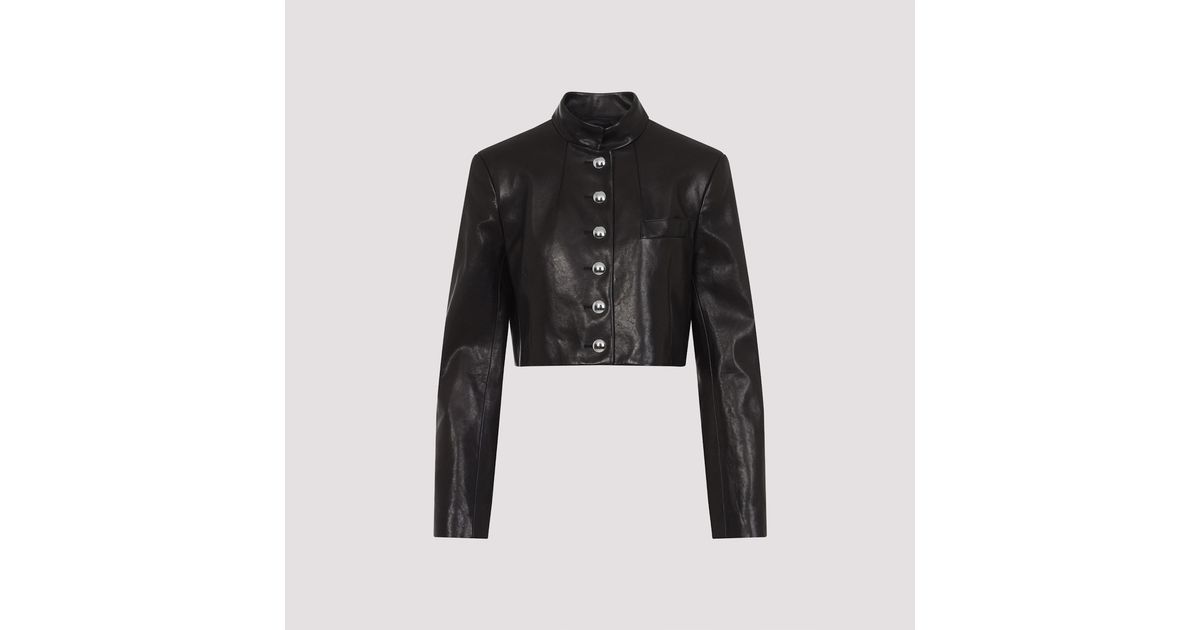 Khaite Samuelson Jacket in Black | Lyst