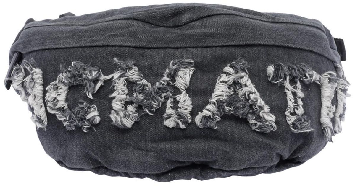 Vic Matié Logo Bum Bag in Black | Lyst