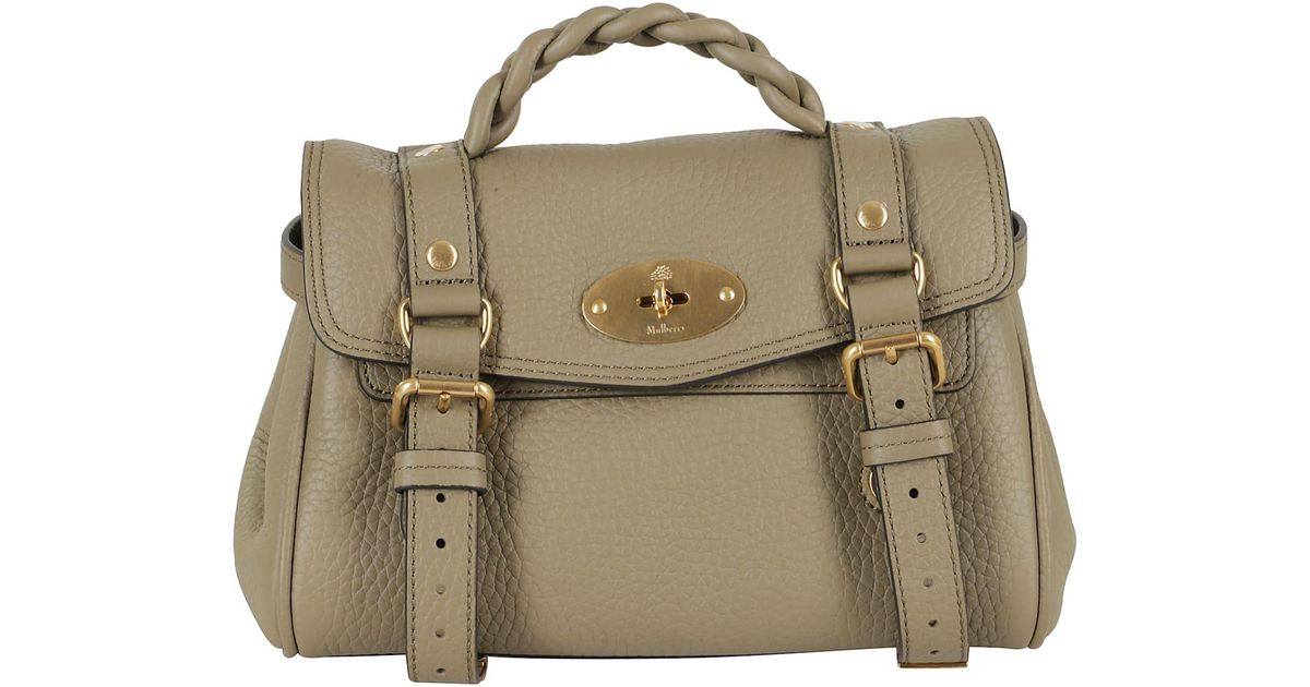 Mulberry Mini Alexa Heavy Grain | Lyst