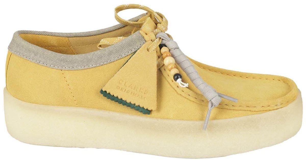 Clarks Wallabee in Yellow for Men | Lyst