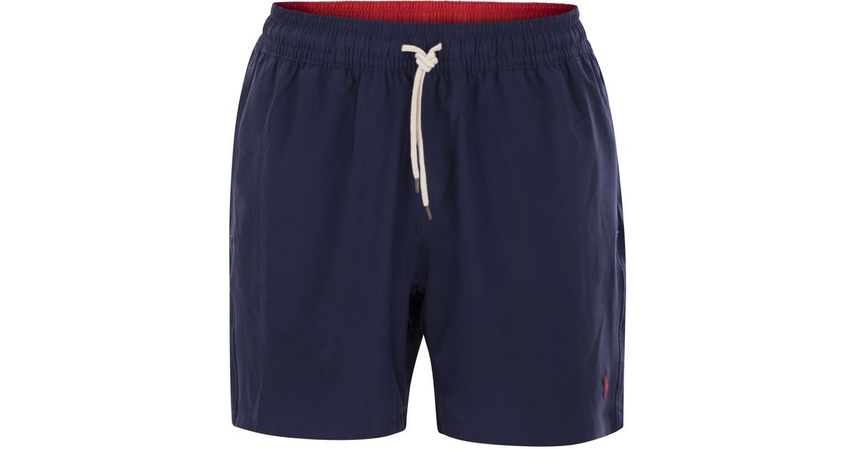 Polo Ralph Lauren Beach Boxers in Blue for Men | Lyst