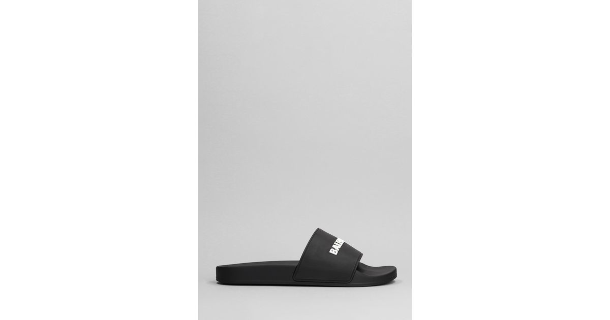 Balenciaga Pool Slide Slipper-Mule in Gray for Men | Lyst
