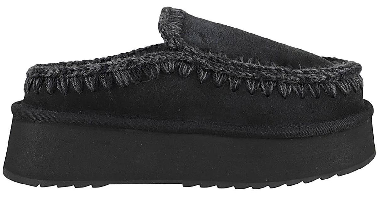 Mou Clog Eskimo Platform in Black | Lyst