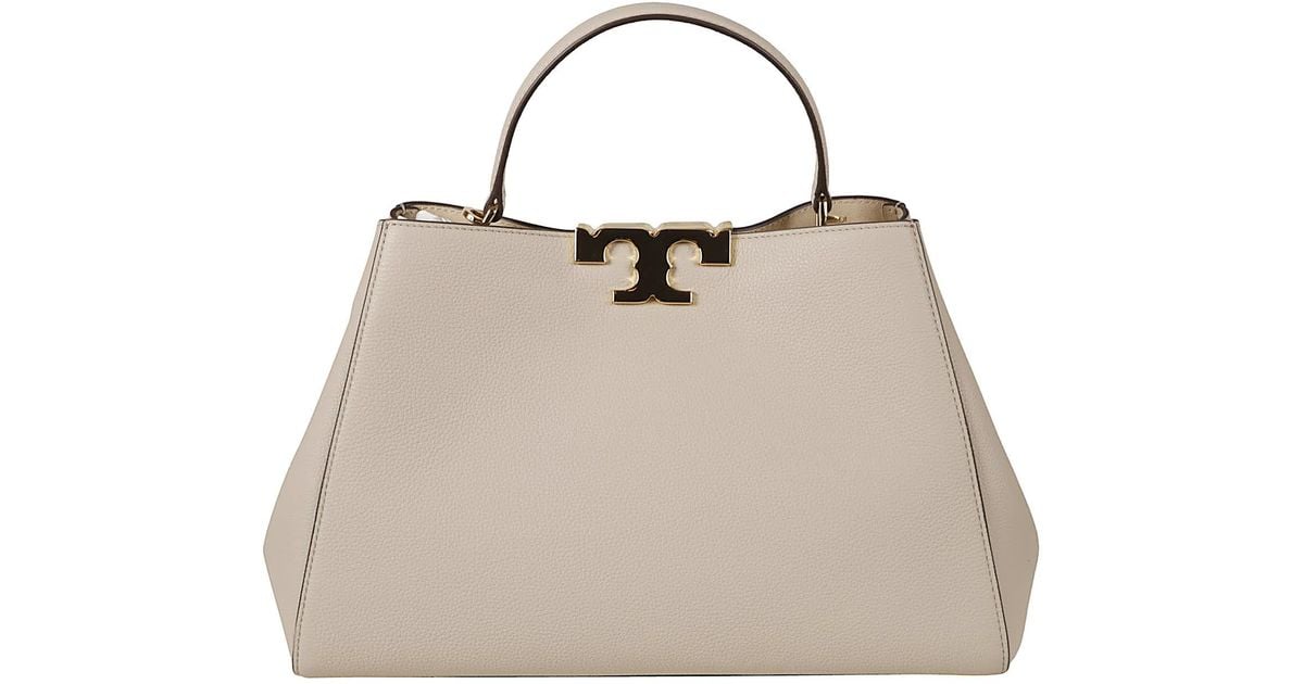 Tory Burch Eleanor Soft Top Case in Natural | Lyst UK