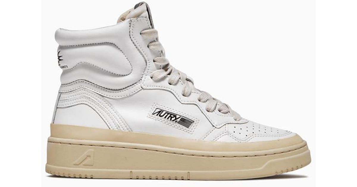 Autry Leather Liberty Sneakers Lfhwhl15 in White | Lyst Autry Leather Liberty Sneakers Lfhwhl15 in White | Lyst