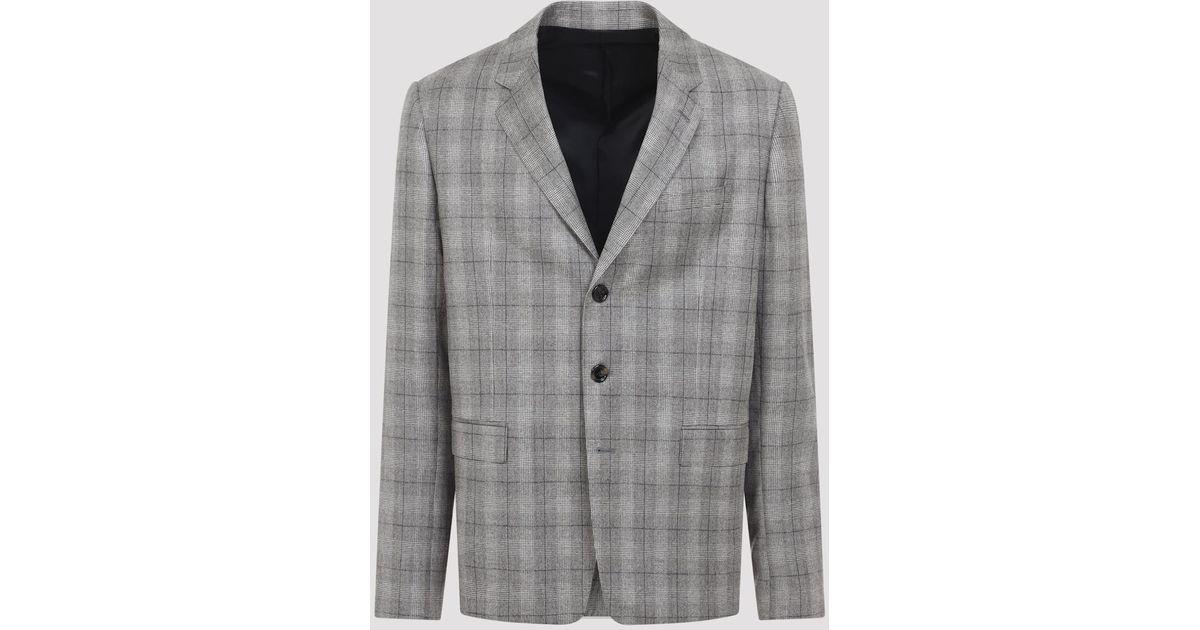 Celine Veste Junior Demi-Plastron Jacket in Grey for Men | Lyst UK