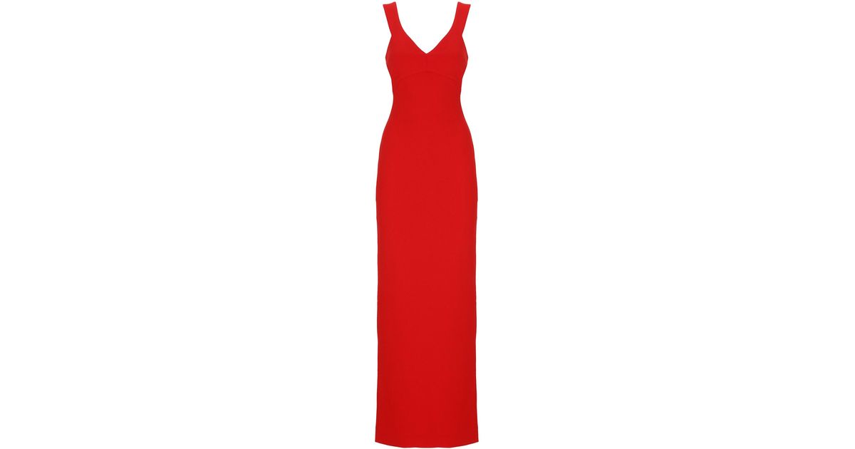 Solace London Maxi Nalani Dress in Red | Lyst