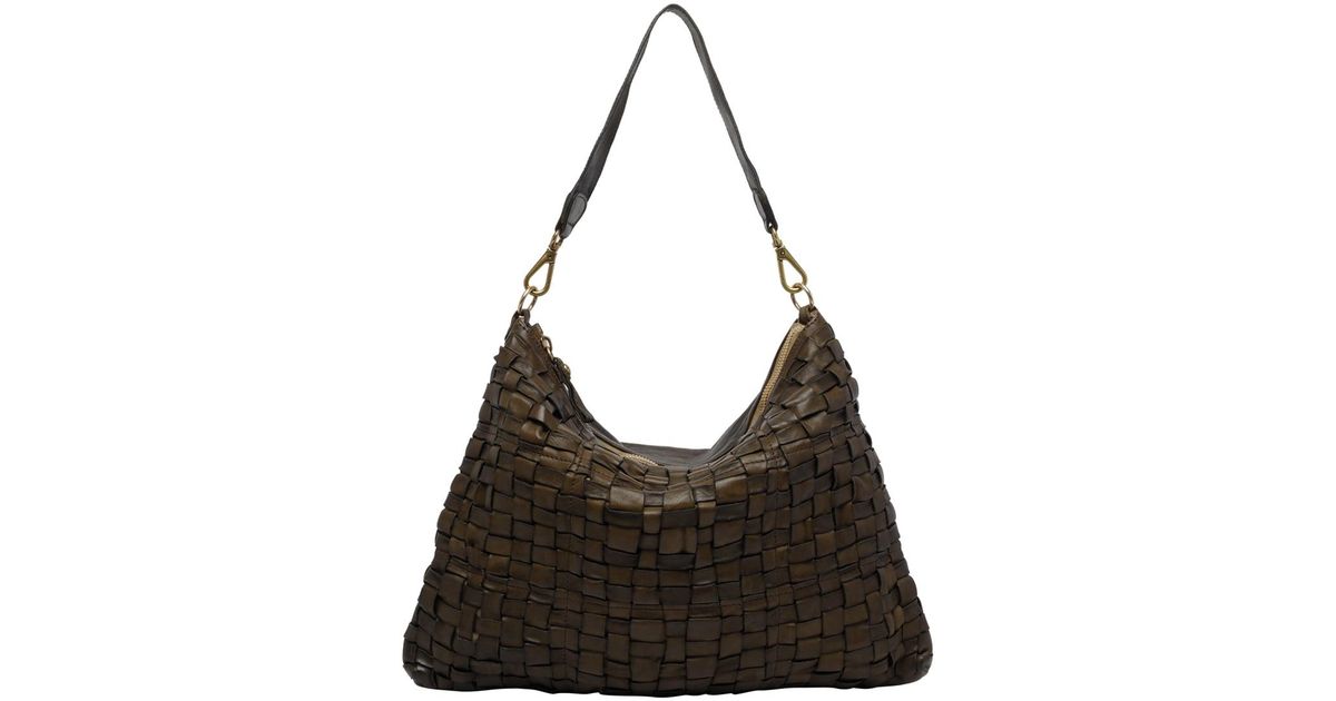Campomaggi Large Carla Shoulder Bag in Black | Lyst
